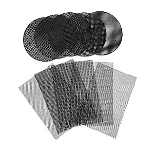 HANABASS 10pcs Bottom Mat Screens Cushion Pads Drainage Hole Anti Pad Cushions Breathable Loss Gaskets Flowerpot Shop Gasket DIY Square Mesh Bonsai Flower Garden Pot Plant Screen Net Mats