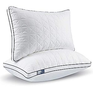 BedStory Bed Pillows for Sleeping - King Size Set of 2, Hotel Quality Soft & Comfortable Improve Sleep Quality, Luxury Pillows for Side, Stomach or Back Sleepers (19" x 34")