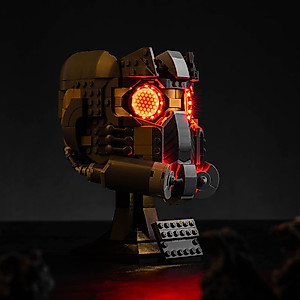 BrickBling LED Light for Lego Star-Lord's Helmet Set 76251(Lights Only), New 2023 Lighting Compatible with Lego Helmet- Light up Your Model