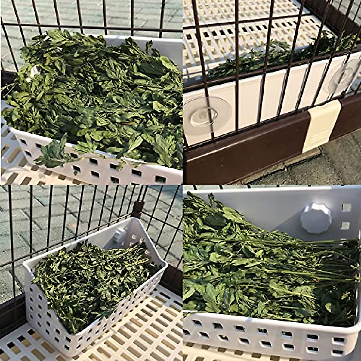 Rabbit Hay Feeder Large Hay Manger Holder for Bunny Guinea Pig Chinchilla (12.5 X 4.5 X 5.3 inch)