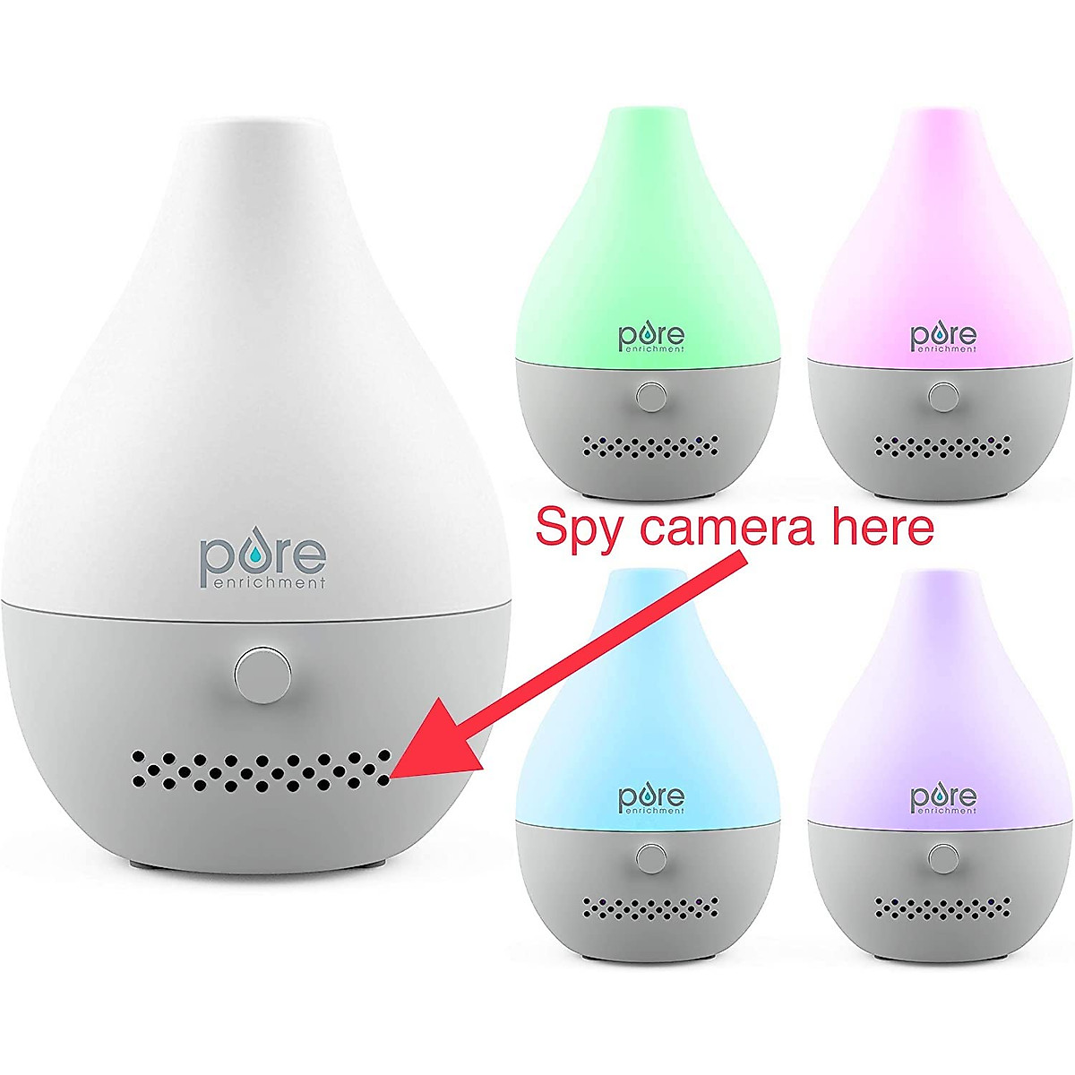 4K WiFi Full HD Aroma Diffuser Hidden Spy Camera Recording Motion Detection APP for Android and iOS