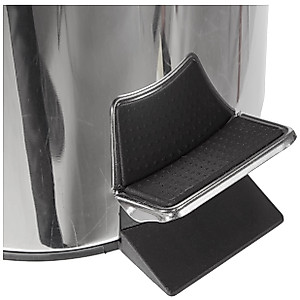 Wesco 103014-41 Pedal Trash Can, Stainless Steel Mirror, Size: Diameter: 6.7 x Height: 10.2 inches (17 x 26 cm), Pedal Bin 3L, 103