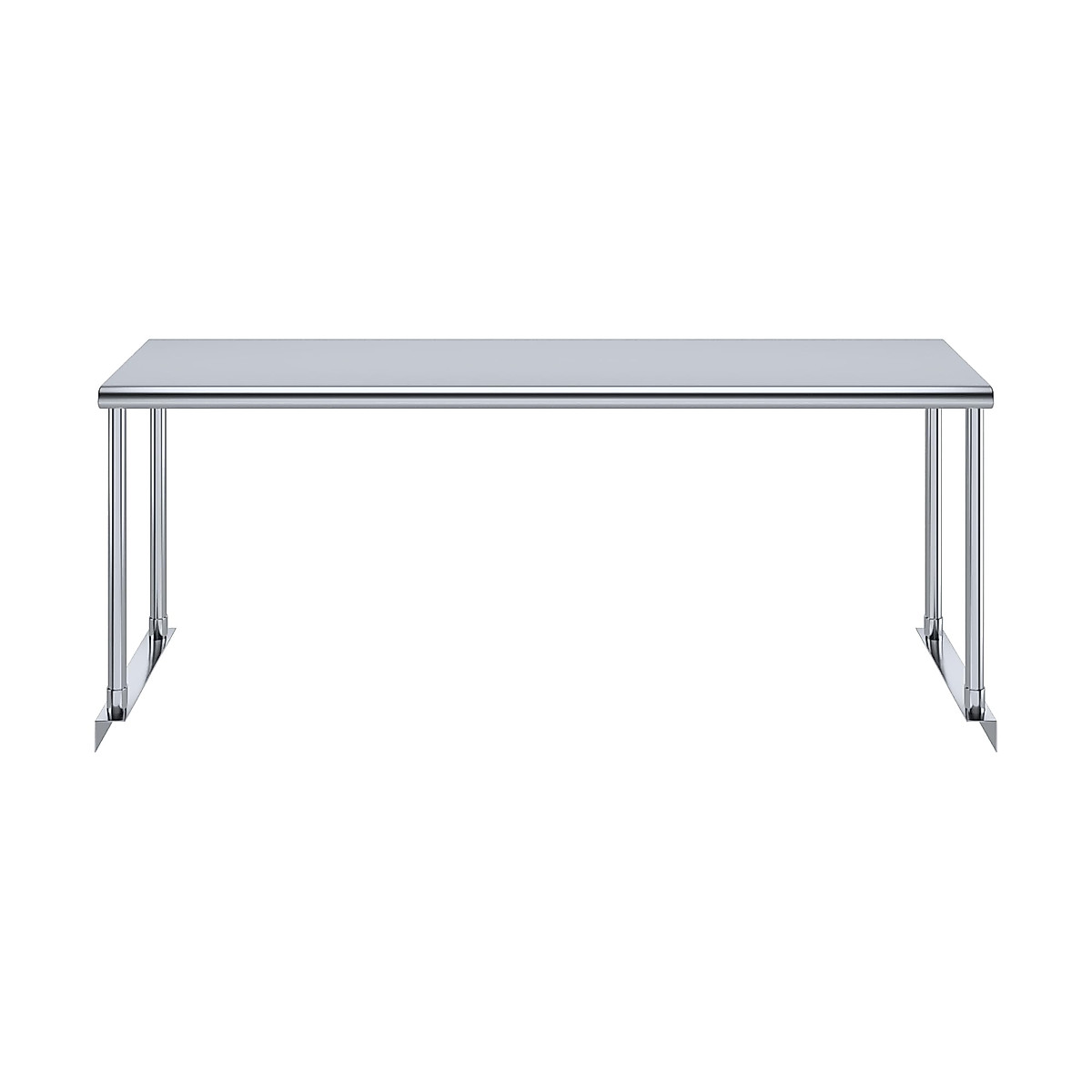 AmGood 12" Wide x 48" Long x 18" High. Stainless Steel Single Overshelf for 48" Long Prep Table