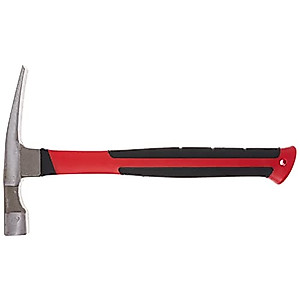 16 OZ BRICK HAMMER, FIBERGLASS HANDLE