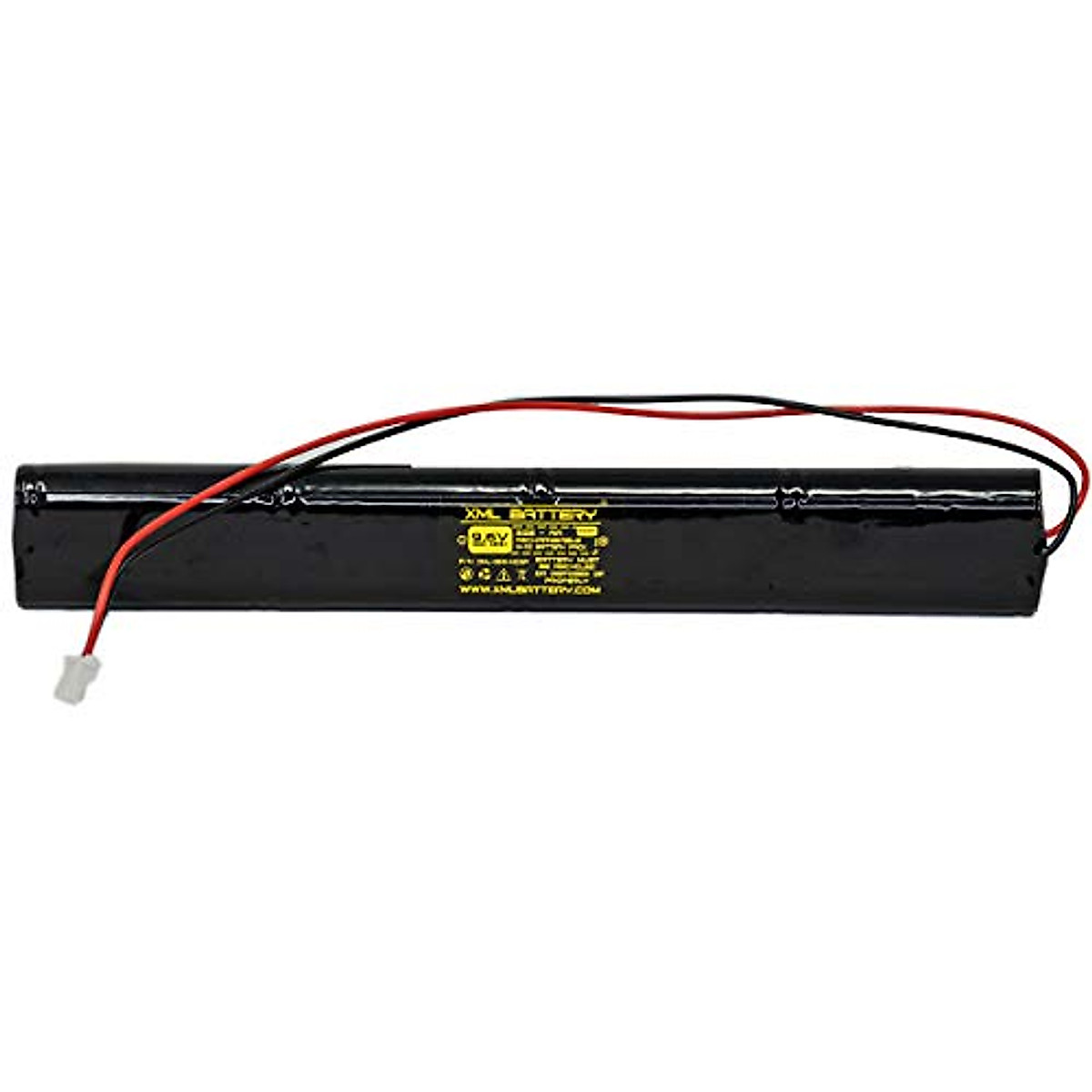 XML Battery BBAT0044A BBAT0043A Unitech AA900MAH 9.6V 900mAh BAT9.6V700 Ni-CD Rechargeable Battery Pack Replacement for Exit Sign Emergency Light