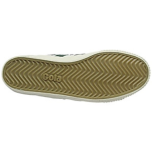 Gola Men's Mark Cox Trainers, Off White Off White Dark Green Wn, 8