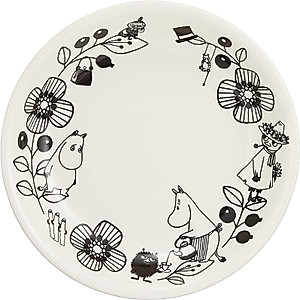 山加商店 MOOMIN MM1400-184 Moomin Valley Pasta Dish, Curry Dish, Set of 4, Nordic Tableware, Dish, Moomin Goods, Pasta Plate