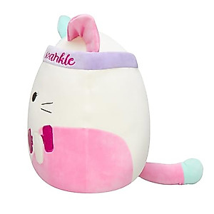 Squishmallows Original 14-Inch Caryl Teal and Pink Calico Cat - Large Ultrasoft Official Jazwares Plush
