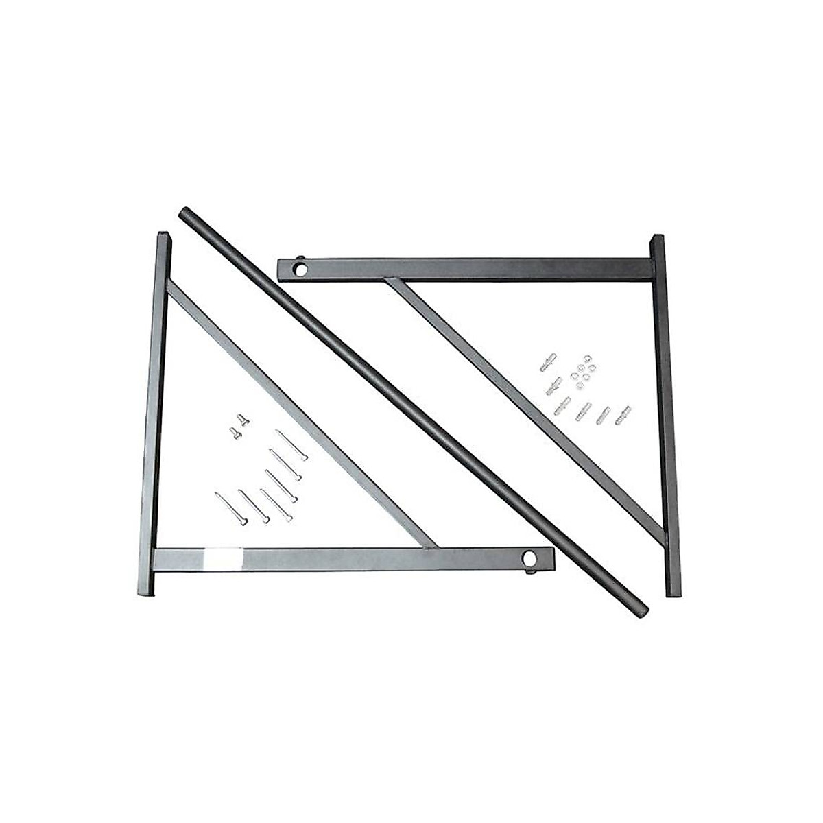 Titan HD Wall Mounted Pull Up Chin Up Bar with 8 in. Wood Olympic Gymnastic Rings - 1.5 in. W Heavy Duty Thick Straps &