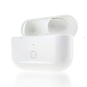 Wireless Charging Case Compatible with AirPods Pro 1st Generation, Replacement Charger Case with Bluetooth Pairing Sync Button, White