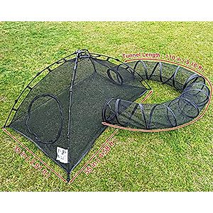Outdoor Cat Enclosures Cat Tent Outdoor Pop Up Pet Playpen with One Cat Tunnels Portable Cat Playhouse (Play Tents for Cats and Small Animals) - Outside Habitat (Patent Pending)