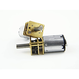 CHANCS N20 DC Gearbox Motor 12V 60RPM Shaft Length 10mm Speed Reduction Small Motor for Electronic Equipment 2PCS