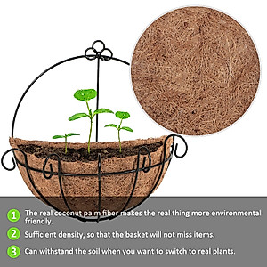 EuroBird Artificial Flowers Hanging Basket for Outdoor Indoor, Fake Silk Flowers, Handmade Metal Wall Mount Basket with Artificial Rose Flowers for Home, Patio, Garden, Lawn Decoration (Yellow)