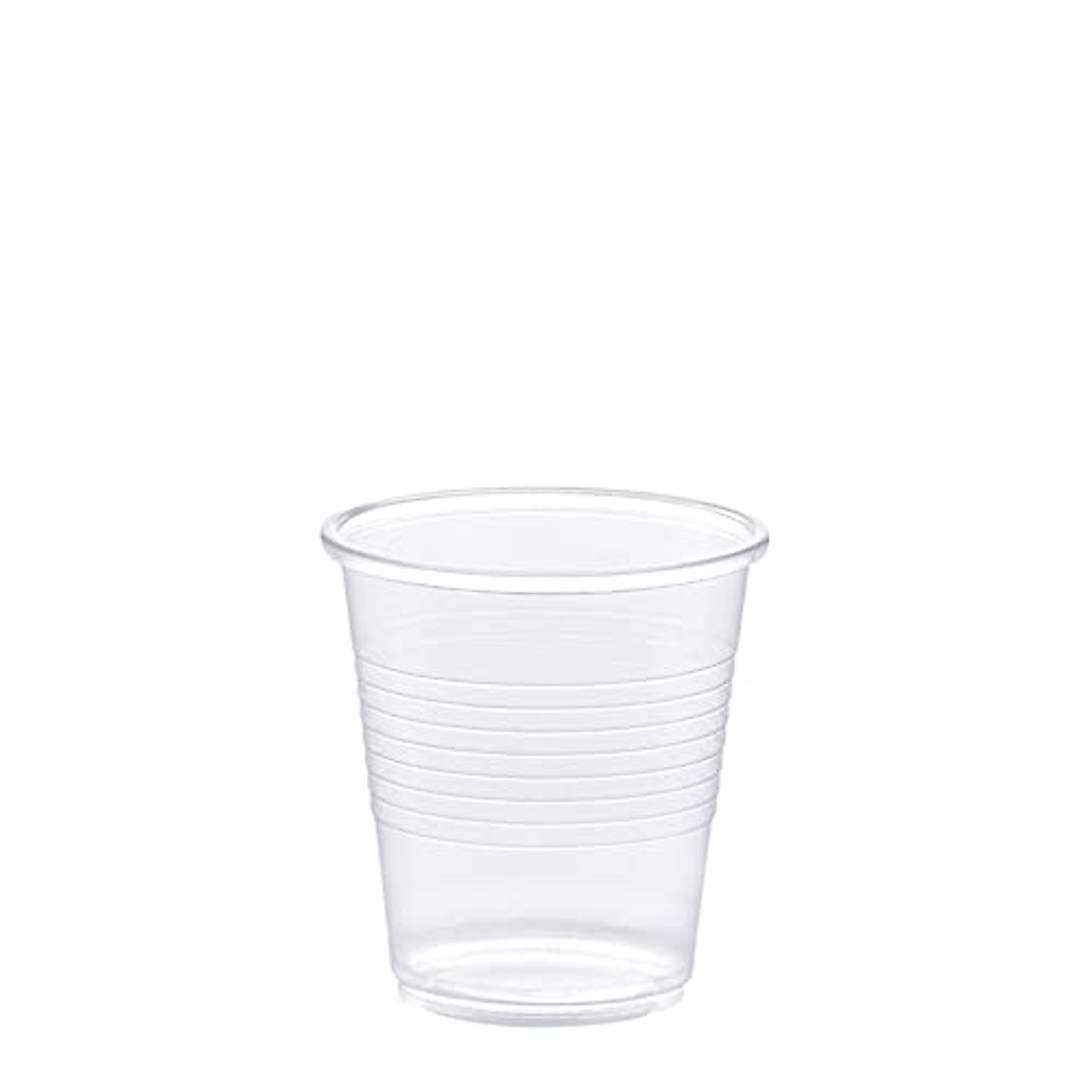 [100 Pack - 7 oz.] Clear Disposable Plastic Cups - Cold Party Drinking Cups