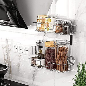 Jninexiu 16 Pack Shower Caddy Adhesive Replacement, Shower Hooks for Shower Caddy Adhesive Replacement Clear Strong Sticker Hooks No Drilling Sticky Hanging Hooks