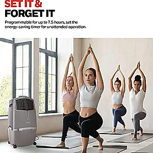 Honeywell 525 CFM 3-Speed Outdoor Rated Portable Evaporative Cooler (Swamp Cooler) for 491 Sq. Ft. with GFCI Cord