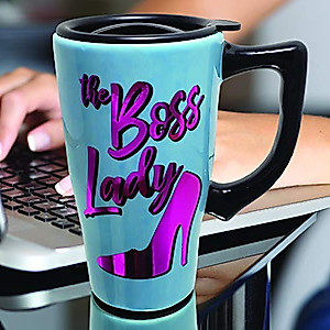 Spoontiques Happy Birthday Ceramic Travel Mug