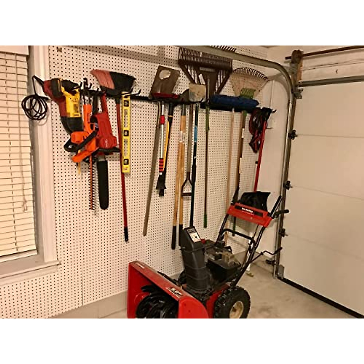 StoreYourBoard BLAT Tool Storage Rack, Garage Wall Organizer, Garden Tools, Shovels, Rakes, Brooms, Holds 250 lbs