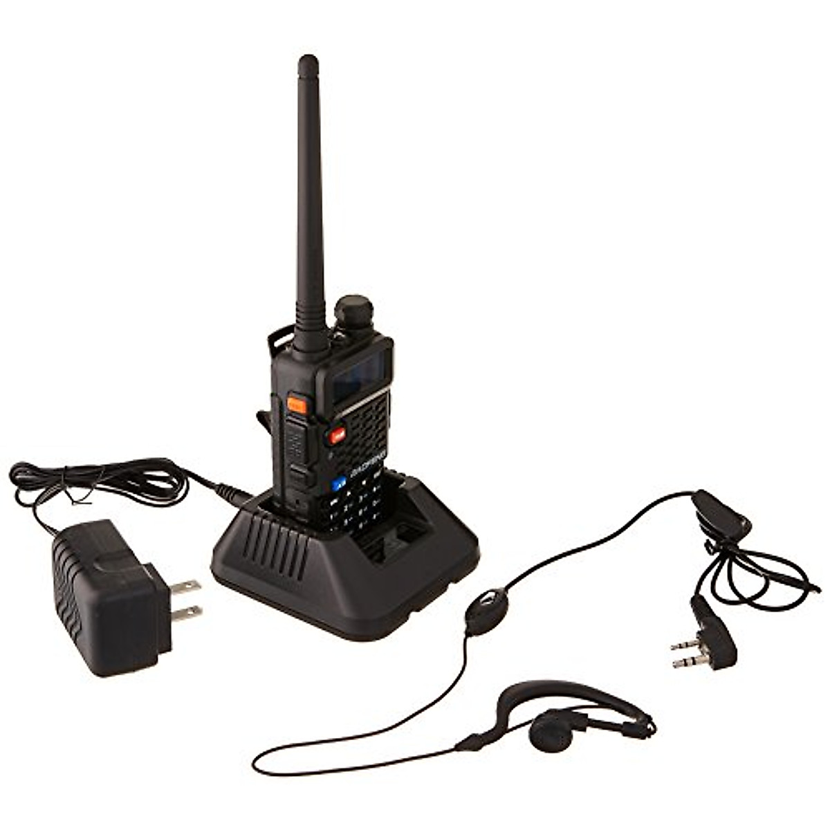 BaoFeng BF-F8+ Dual-Band 136-174/400-520 MHz Two-Way Radio Transceiver- Black