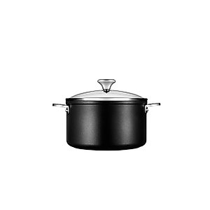 Le Creuset Toughened Nonstick PRO Stockpot With Glass Lid, 6.3 qt.
