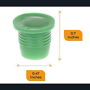 Whiskey Bottle Corks - Pack of 6 - Wine Plastic Cork - Liquor Bottle Beverage Stopper