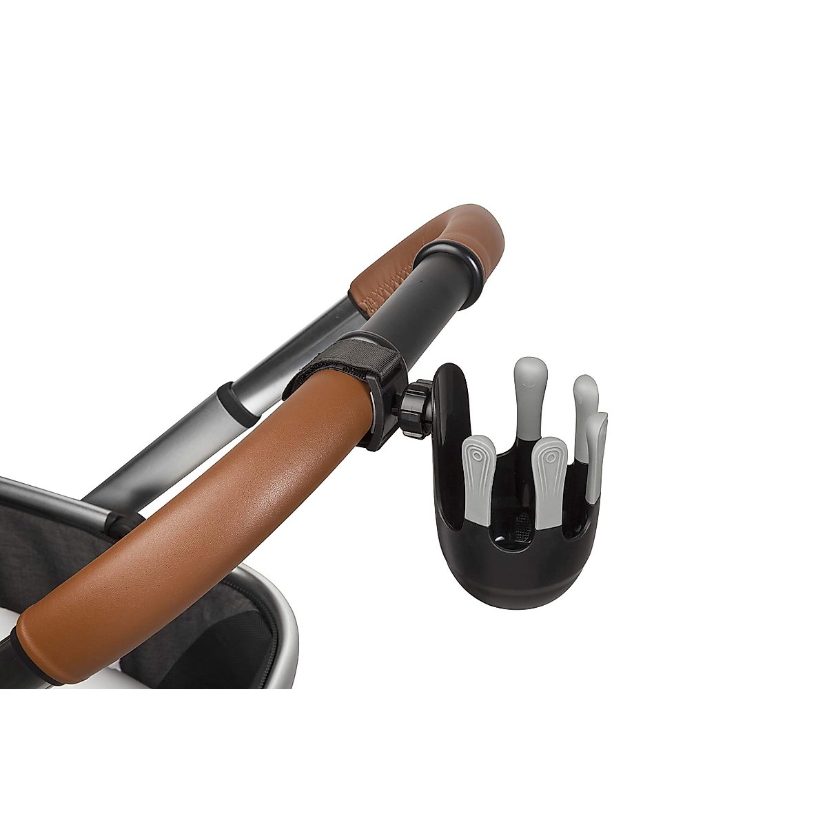 Stroller Cup Holder with Flexible Grips and Newly Designed Adjustable Straps, Universal, 360 Degrees Rotation, Multi-Functional 2020-Model