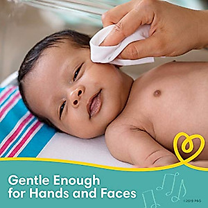 Baby Wipes, Pampers Sensitive Water Based Baby Diaper Wipes, Hypoallergenic and Unscented, 8 Pop-Top Packs, 576 Total Wipes (Packaging May Vary)