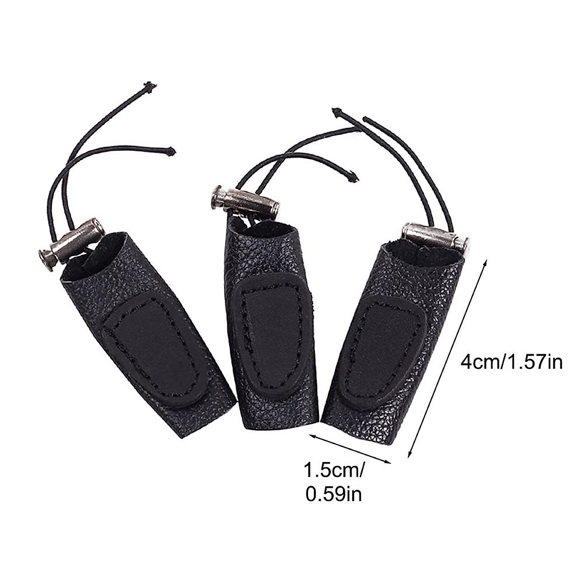 MiOYOOW Archery Glove, Adjustable Portable Three Finger Gloves Archery Accessories for Recurve Compound Bow