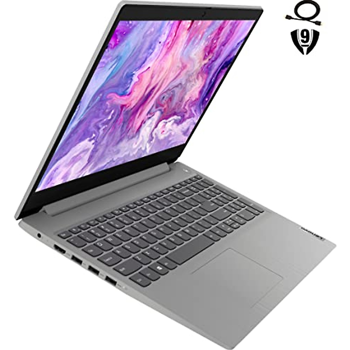 Newest Lenovo Ideapad 3 15 Laptop, 15.6” FHD Display, AMD Ryzen 3 3250U Processor, 16GB DDR4 RAM, 512GB SSD, Webcam, HDMI, WiFi 5, Light Weight, Platinum Grey, Windows 10