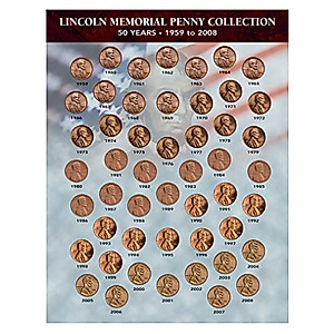 American Coin Treasures American Coin Treasures Lincoln Memorial Penny Collection 1959-2008 Novelty