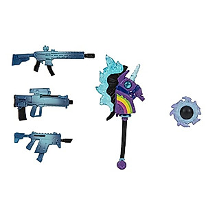 FORTNITE Zero (Master Grade) - 4-Inch Articulated Light Up Figure with Harvesting Tool, Back Bling, and Weapons