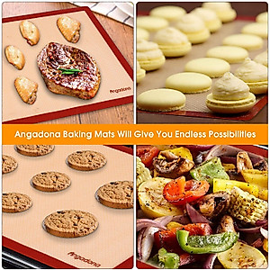 Silicone Baking Mat Set, Easy Clean and No stick Food Grade Resuable Baking mats.