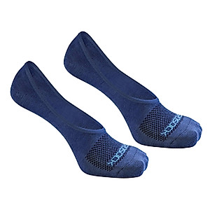 ZeroSock Bamboo Viscose Super Low Invisible Socks With Mesh Ventilation with Anti-Slip Gel Heel Grip (4 Pairs Per Box)