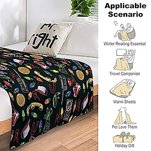 Stranger Throw Things Blanket 60x50 Inches Soft Plush Blanket for Couch Car Bed Christmas…