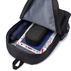 Della Gao Pencil Case for School Students Girls Boys Large Capacity Adult Pen Maker Pencil Pouch Office Organizer Simple Durable Multifunctional Pencil Bag Black