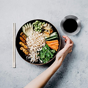 Hemoton 4pcs Stainless Steel Sauce Dishes Round Seasoning Dishes Sushi Dipping Bowl Saucers Bowl Mini Appetizer Plates Seasoning Dish Saucer Plates 3.15 Inch