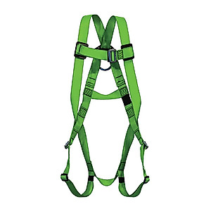 Peakworks Fall Protection Contractor Roofers Kit, with 3' Shock-Absorbing Lanyard, Double-Locking Snap Hook, 50 ft Long, 310 lbs Capacity, V8257282