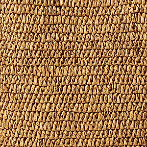 The Drop Women's Ealga Flat Handle Straw Tote, Natural, One Size