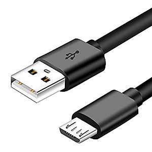 VOTY Micro USB Cable for Cowin e7,Jabra Elite 45e 65t Evolve 75 65 Headphones,Bugani M83 M90,Treblab HD77,BlueParrott B250-XT B350-XT Earbuds,Charger Charging Cord Compatible with Kindle Fire Tablets