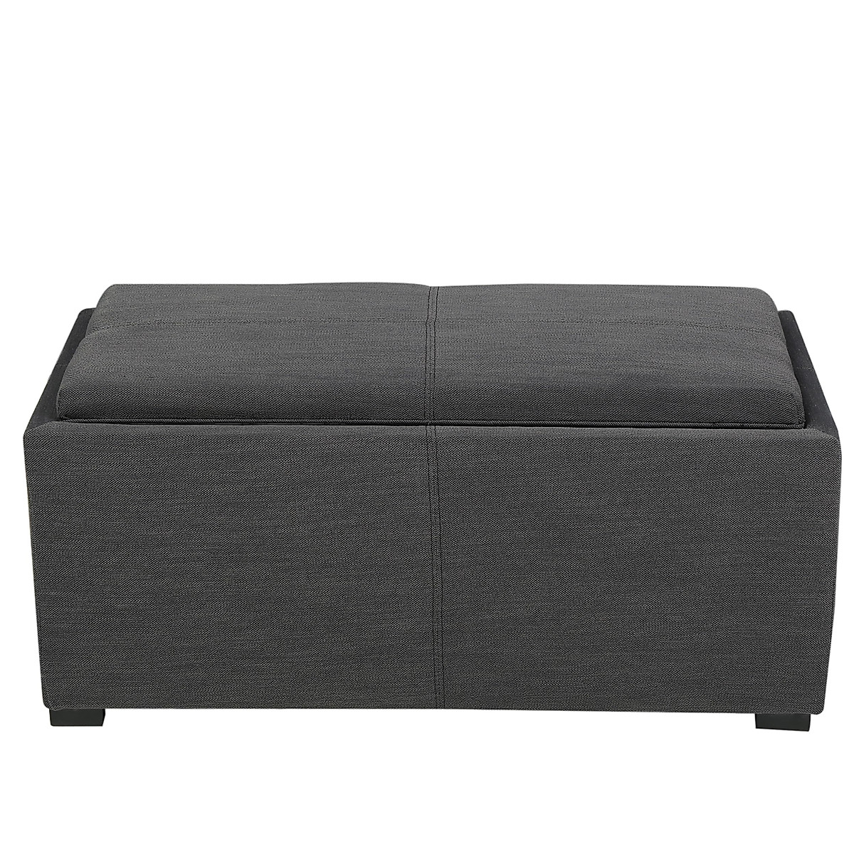 Christopher Knight Home Drake Fabric Ottoman, Gray
