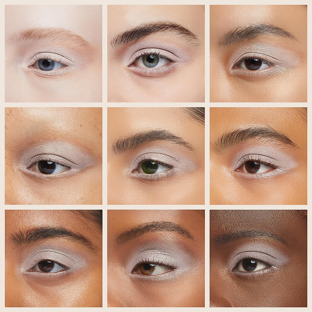 LUXAZA Cream Single Eyeshadow Stick with Blending Brush, Hypoallergenic Eye Shadow Stick Makeup, Pro Waterproof & Long Lasting Eye Brightener Stick, Eyeshadow Pencil Crayon Shimmer #19