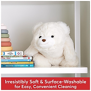 GUND Original Snuffles Teddy Bear, Premium Stuffed Animal for Ages 1 and Up, White, 10”