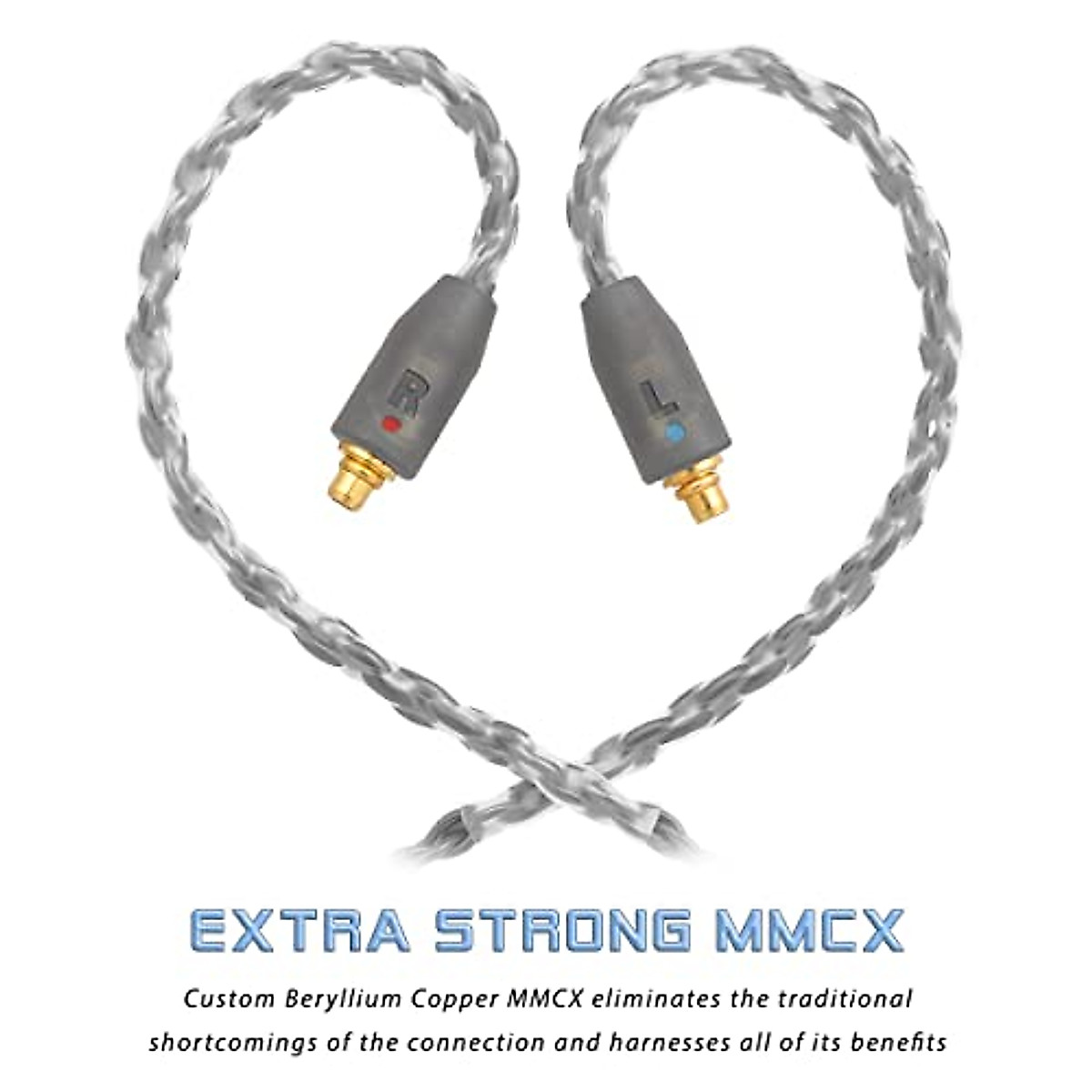 Campfire Audio Smoky Litz IEM Cable | MMCX Cable Replacement Headphone Cable