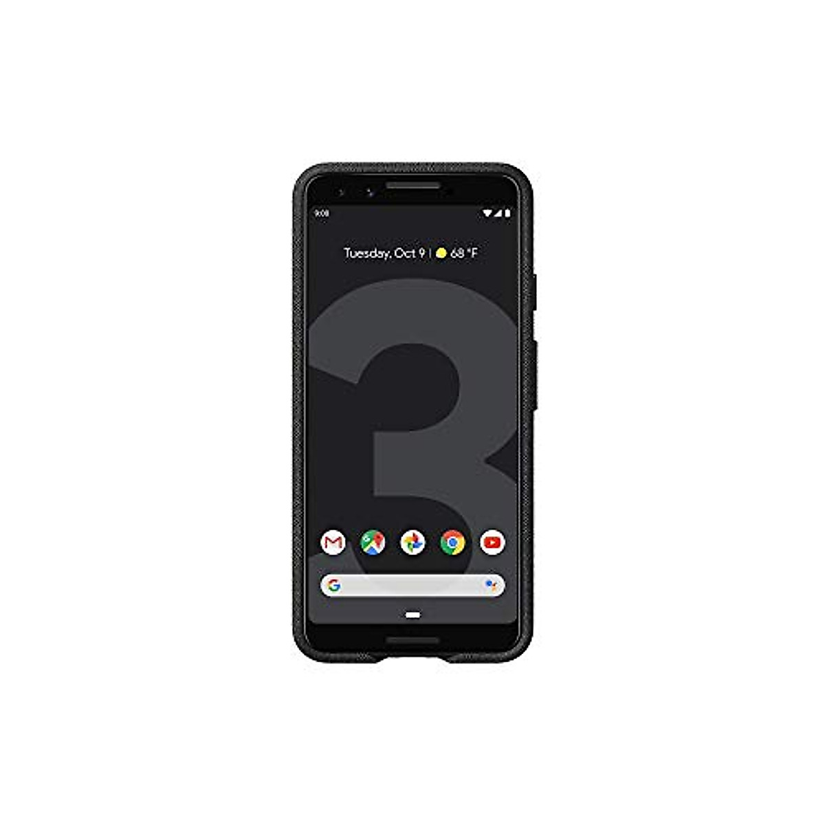 Google Fabric Case Cell Phone Case for Pixel 3XL - Carbon Fabric
