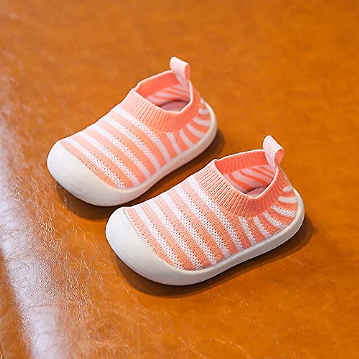 Walking Shoes for Babies Non Slip First Walkers 6 9 12 18 24 Months 1 2 3 4 Years Toddler Boots Girls (Pink, 8 Toddler)