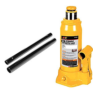 Performance Tool W1625 6-Ton (12,000 lbs.) Heavy Duty Hydraulic Bottle Jack,Yellow