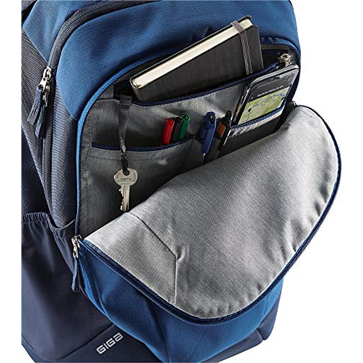 Deuter Daypack Backpacks, Steel-Navy, 28 L