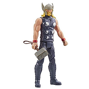 Avengers Marvel Titan Hero Series Blast Gear Thor Action Figure, 12" Toy, Inspired by The Marvel Universe, for Kids Ages 4 & Up