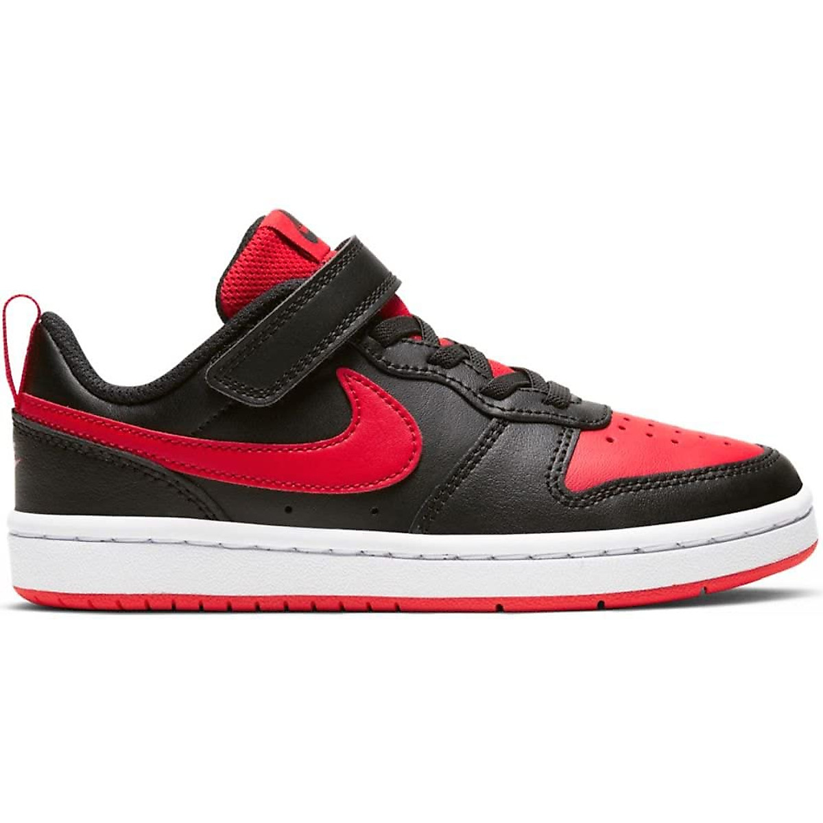 Nike Court Borough Low 2 (Big Kid) Black/University Red/White
