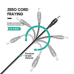 HKY AC/DC Adapter for Hello Baby HB24 HB32 HB32RX RJ-AS060600U003 HelloBaby HB-24 HB-32 HB-32RX Baby Monitor Charger GPX PC308B PC332B PC108B PC800 PC800B PC101B Portable CD Player Power Supply Cord